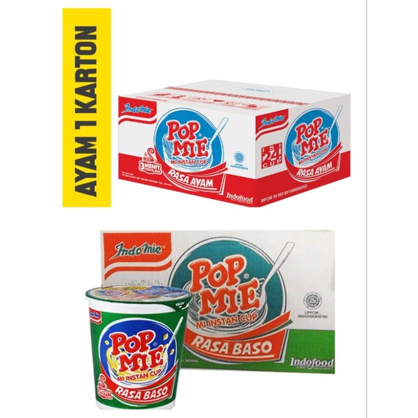 Jual Pop Mie Besar 1 dus / 1 karton isi 24 pcs | Shopee Indonesia