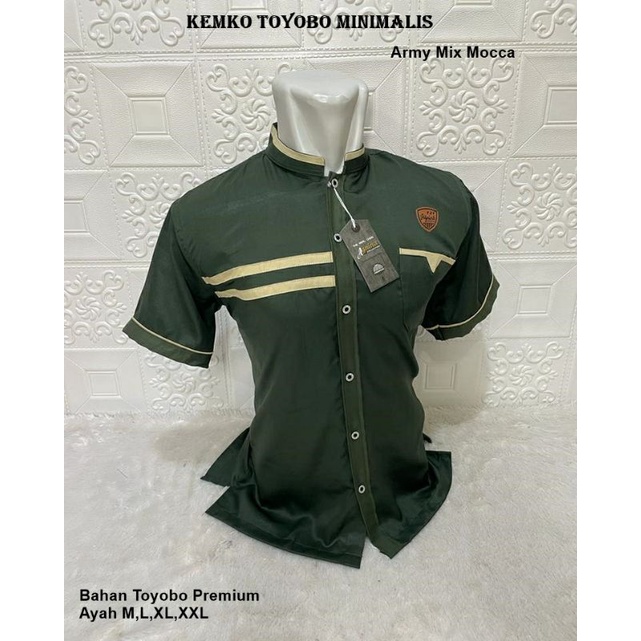 Jual Kemko toyobo minimalis army Gelap | Shopee Indonesia