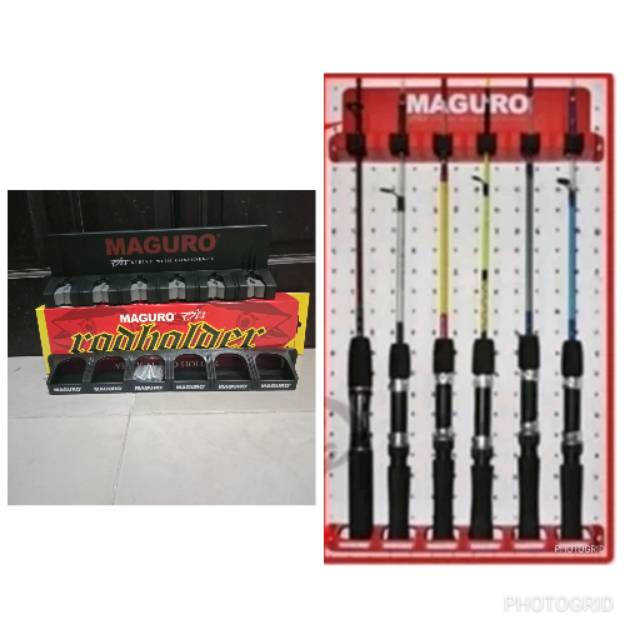 Jual RAK JORAN PANCING MAGURO ROD HOLDER ISI 6 | Shopee Indonesia