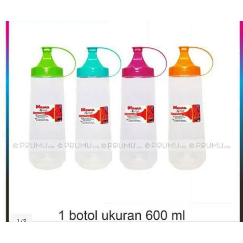 Jual Botol Kecap MAMA 600 mil plastik - Saos - Botol Mayonnaise 1045 ...