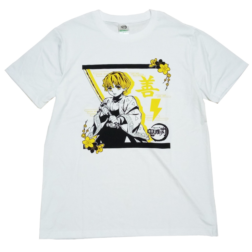 Jual Kaos Demon Slayer Zenitsu Agatsuma second original anime | Shopee ...