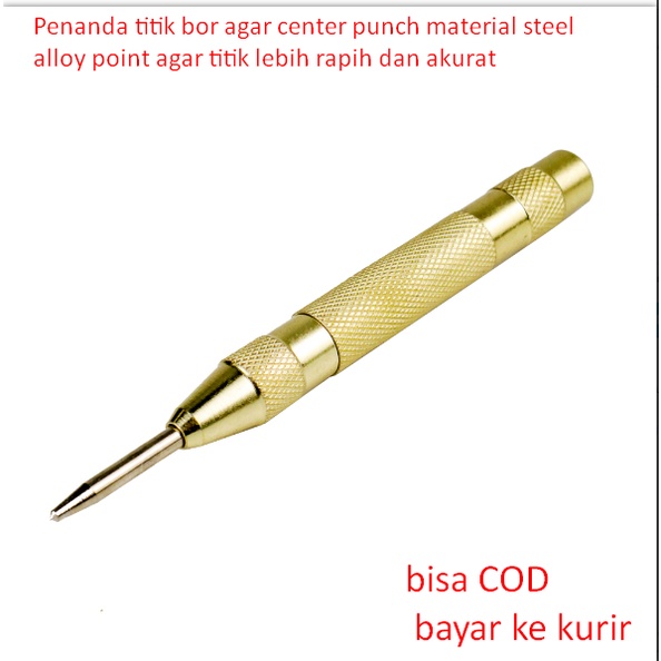 Jual Penanda titik bor agar center punch material steel alloy point ...