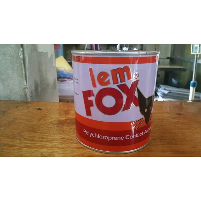 Jual LEM KUNING MERK FOX MERAH KALENG 600 GRAM / 600GR | Shopee Indonesia