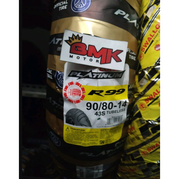 Jual PAKET BAN MOTOR CORSA R99 90/80-14 DAN 120/70-14 TUBELESS | Shopee ...