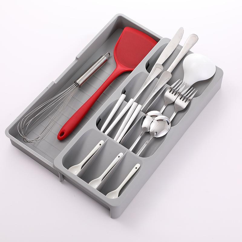 Jual Rak Tempat Sendok Garpu Sumpit Spatula Organizer Laci Kitchen Set ...