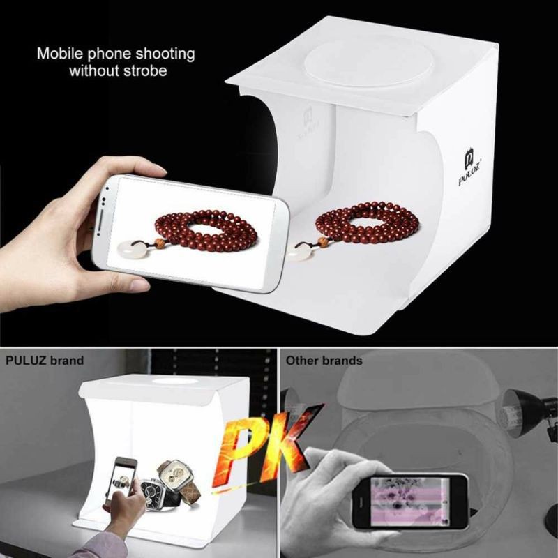Jual GS8 Box Foto Produk PhotoStudio Cahaya Terang Photo Studio Mini ...