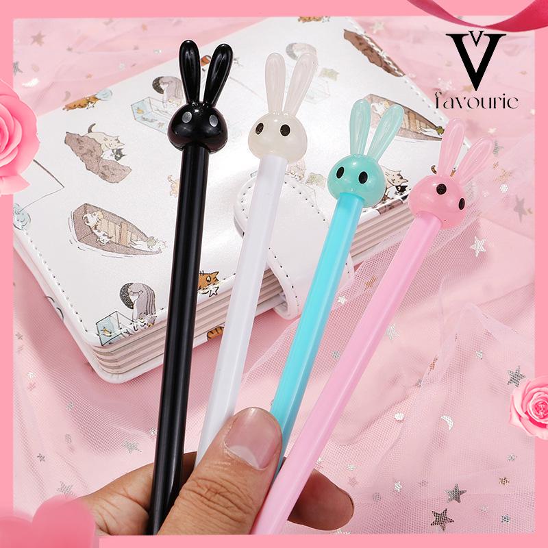 Jual [COD]Kartun Lucu Telinga Panjang Kelinci Gel Pena Kreatif Tanda ...