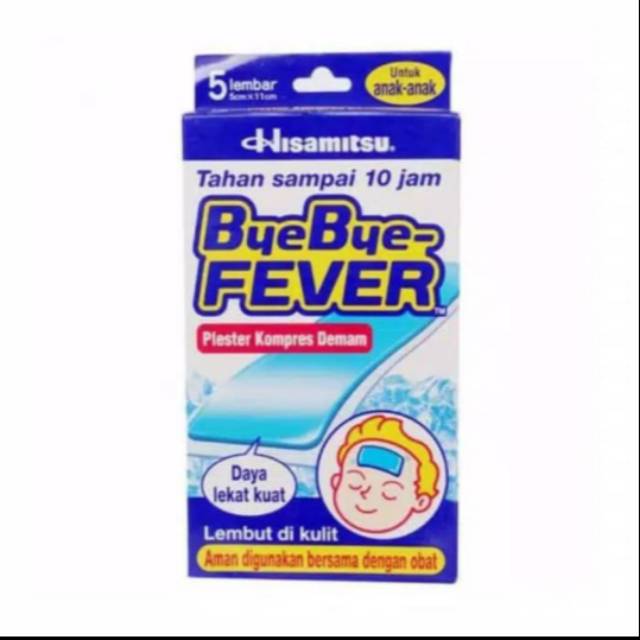 Jual Bye bye Fever Anak (Obat Kompress Demam untuk Anak) - Box isi 5 ...
