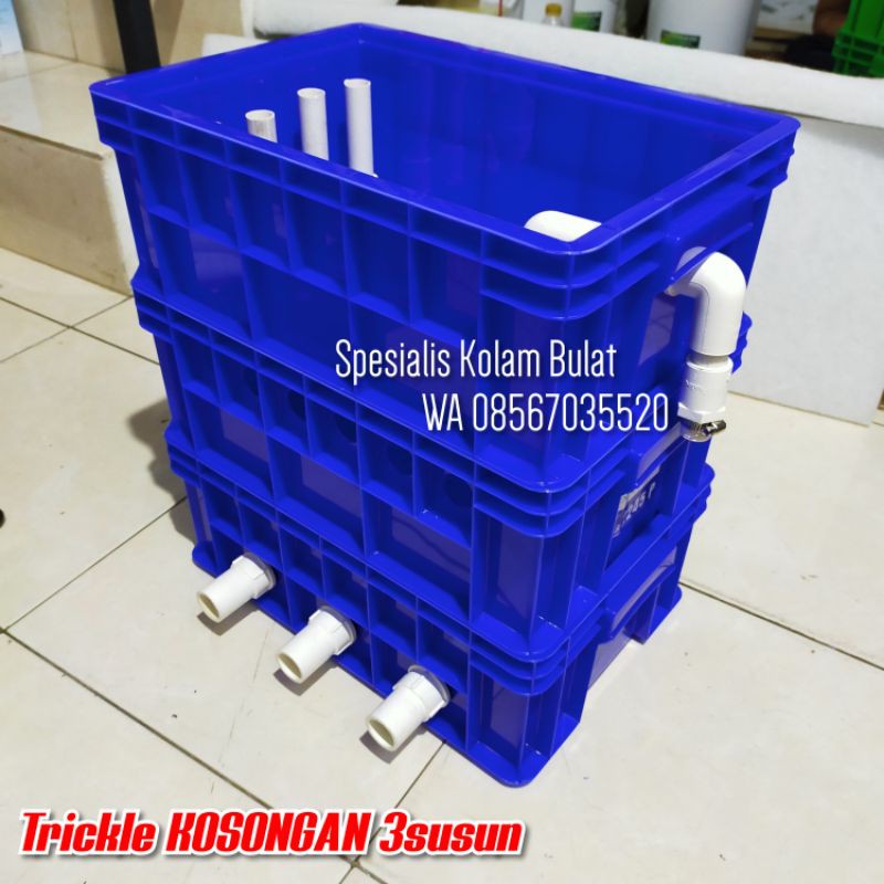 Jual KOSONGAN Trickle Filter Small Filter Kolam Koi 3susun | Shopee ...