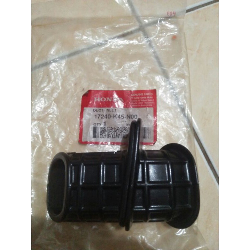 Jual duct inlet karet selang hawa filter udara box filter cbr 150r k45G ...