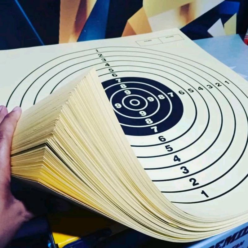 Jual SASARAN TEMBAK / KERTAS TARGET SASARAN TEMBAK / SASARAN PANAH ...