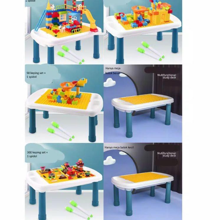 Jual Meja Lego / Meja Makan Anak / Lego / Meja Pasir Ajaib / Meja ...