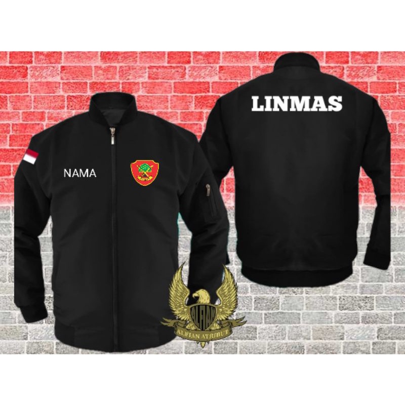Jual JAKET BOMBER LINMAS | Shopee Indonesia