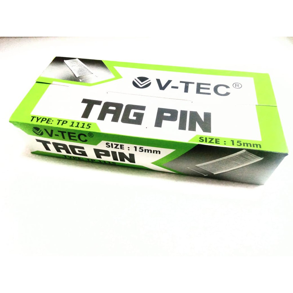 Jual V-TEC TAG PIN / PENGAIT LABEL BAJU - REFILL TAG GUN - ISI TAG GUN ...