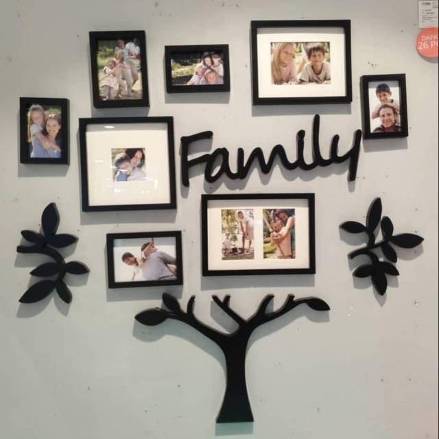 Jual SET FRAME FAMILY TREE ISI 13PCS - FRAME BINGKAI FOTO INFORMA MURAH ...