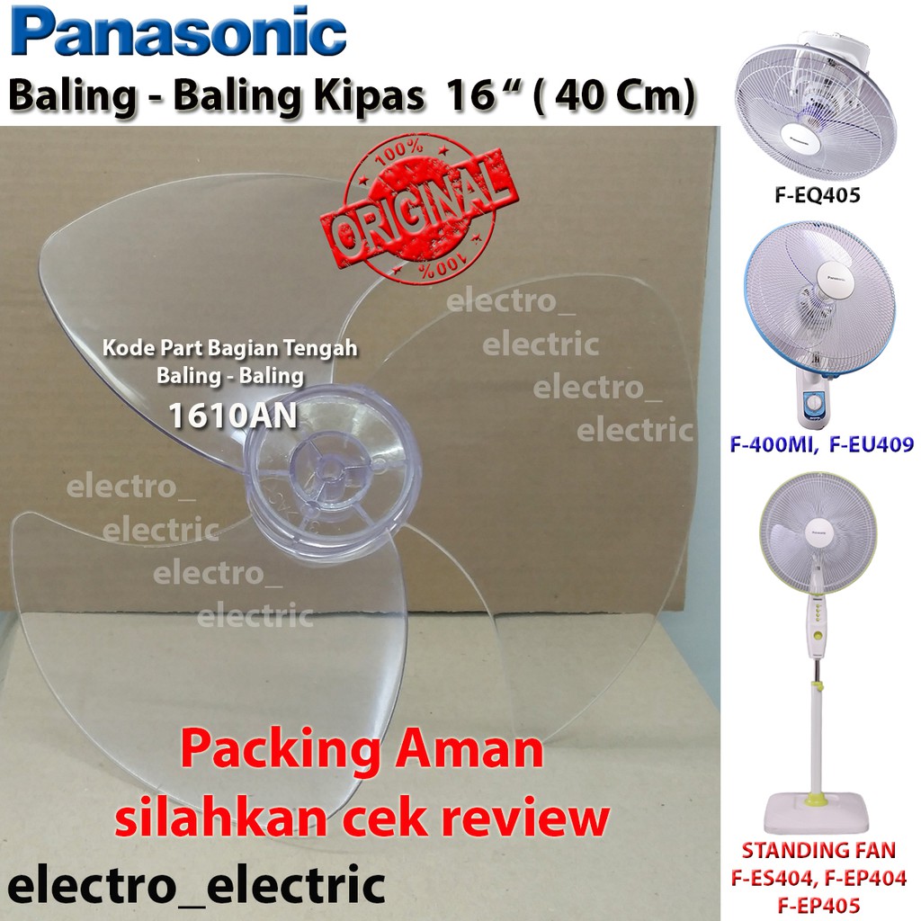 Jual Baling - baling kipas angin panasonic 16 inch original | Shopee ...