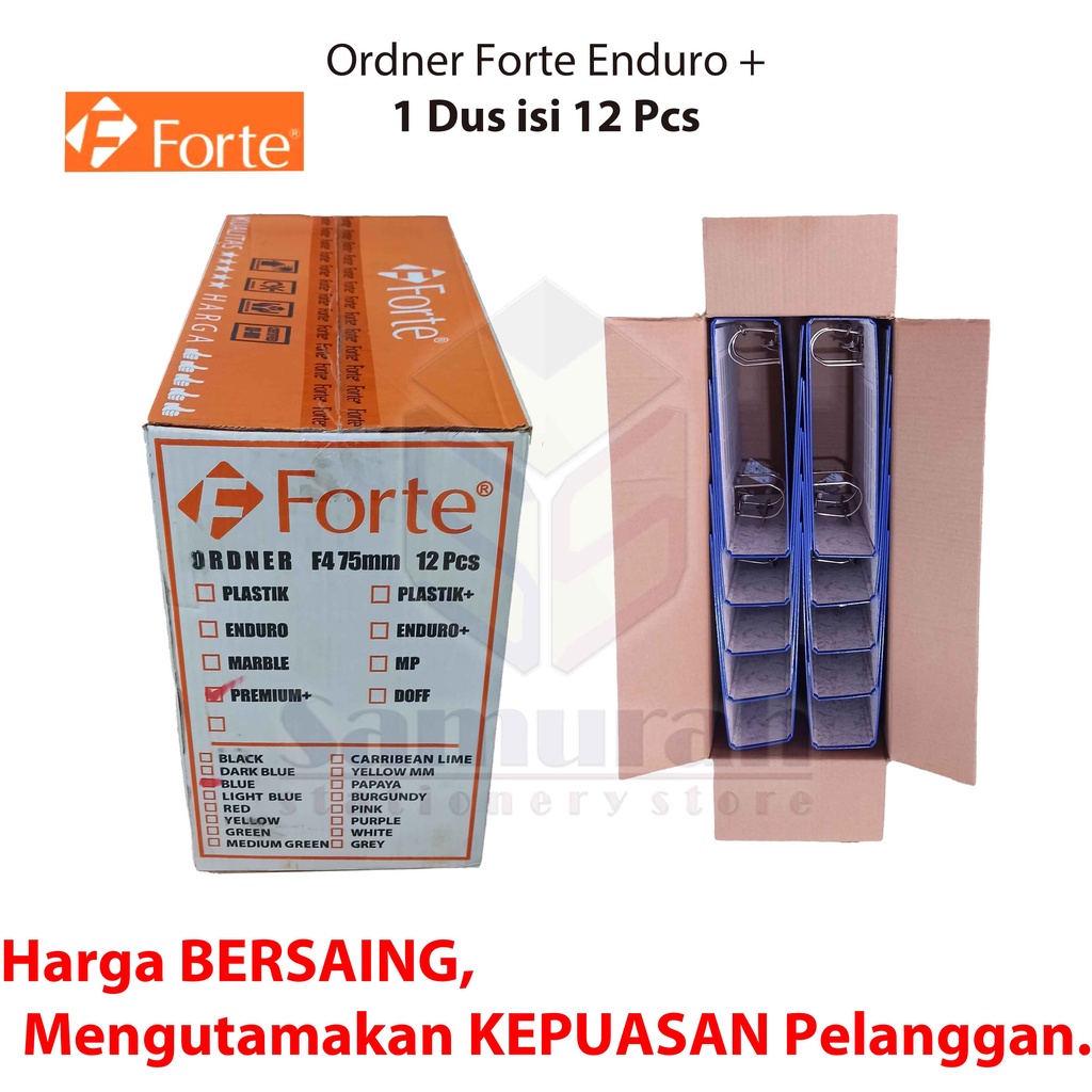 Jual Ordner Forte Premium Enduro + Laminasi Ukuran Folio / F4 Punggung ...