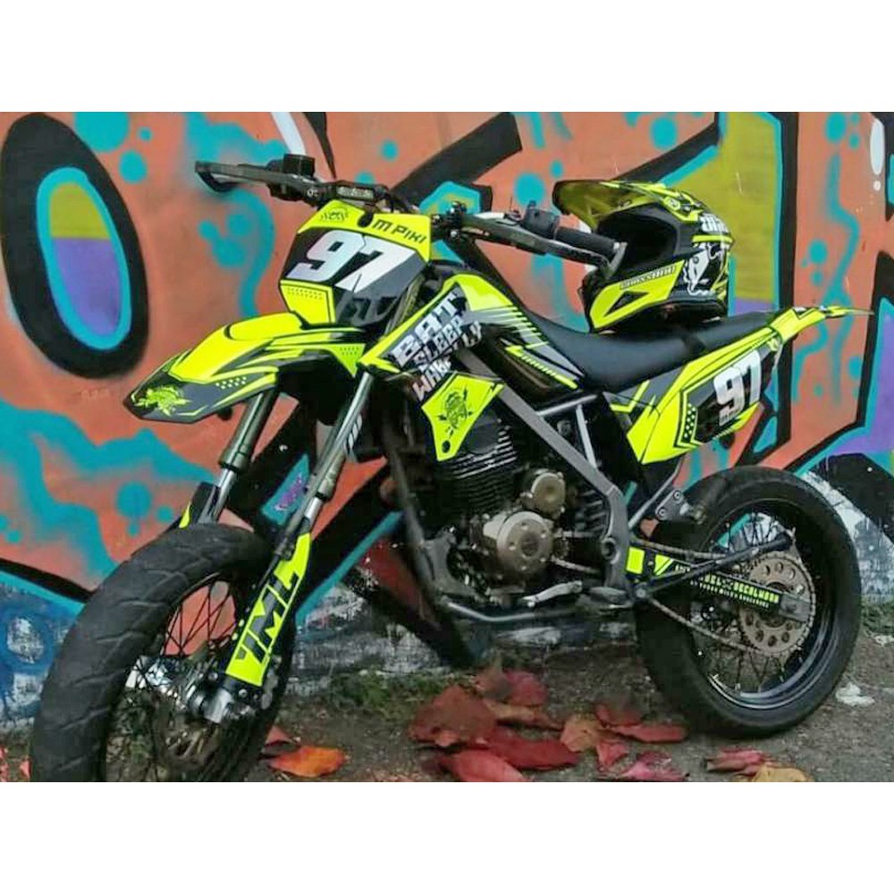 Jual Decal Stiker Motor KLX 150 LAMA / KLX 150 S HOLOGRAM Full Body ...