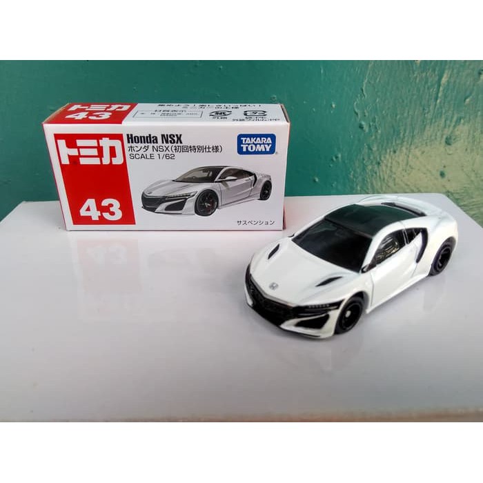 Jual Tomica No 43 HONDA NSX Putih Diecast miniatur mobil Takara Tomy reguler harga murah ...