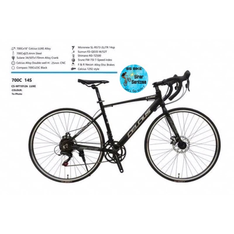 Jual Sepeda balap road bike Celcius 700C | Shopee Indonesia