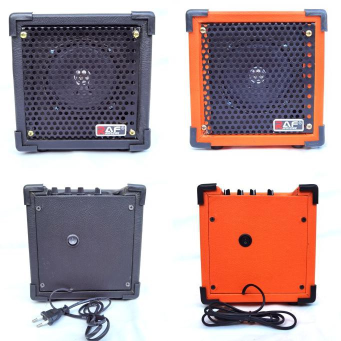 Jual Ampli Amplifier Gitar Mini 5 Inch Clean Dan Distorsi - Hitam ...