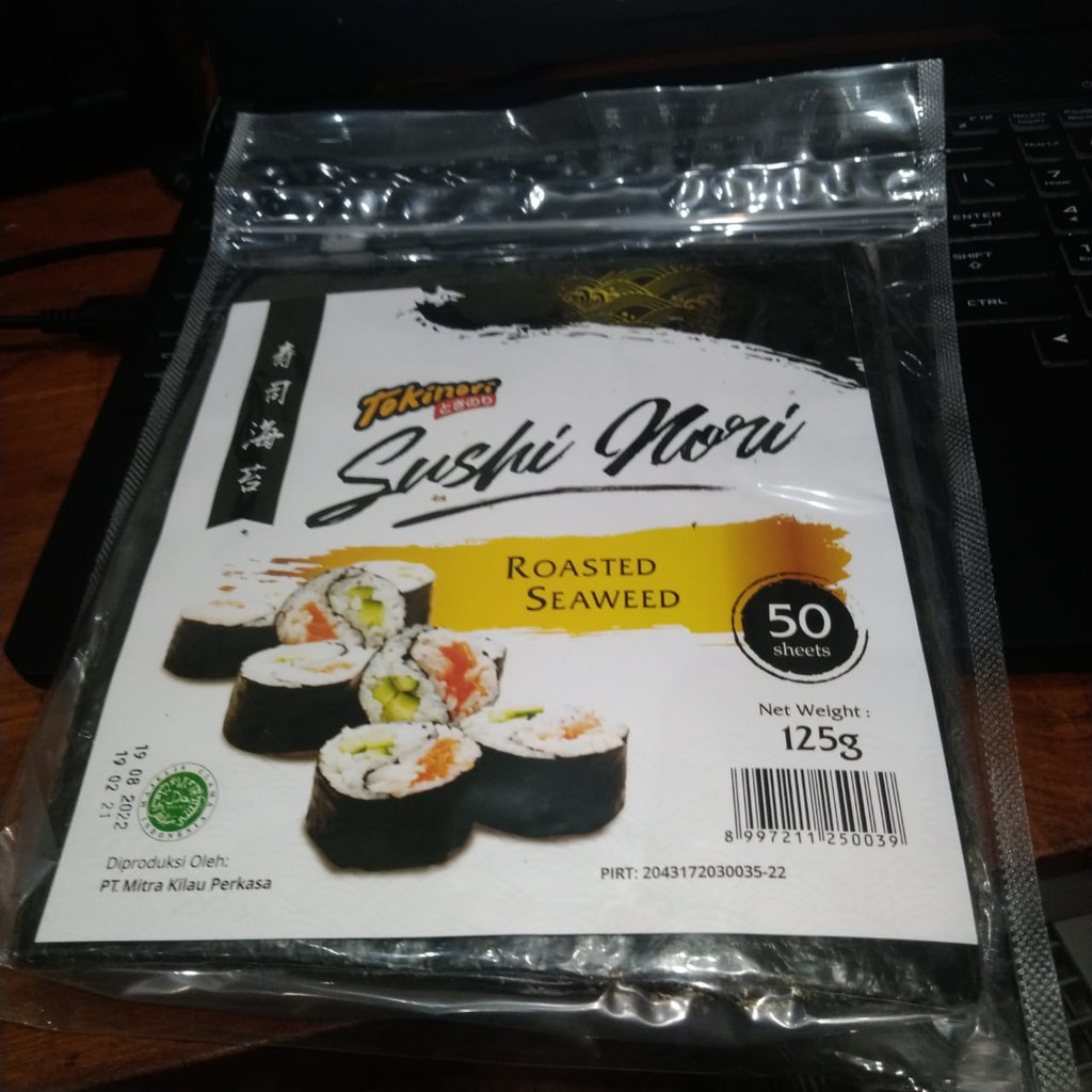 Jual Tokinori Sushi Nori 50 sheets | Shopee Indonesia