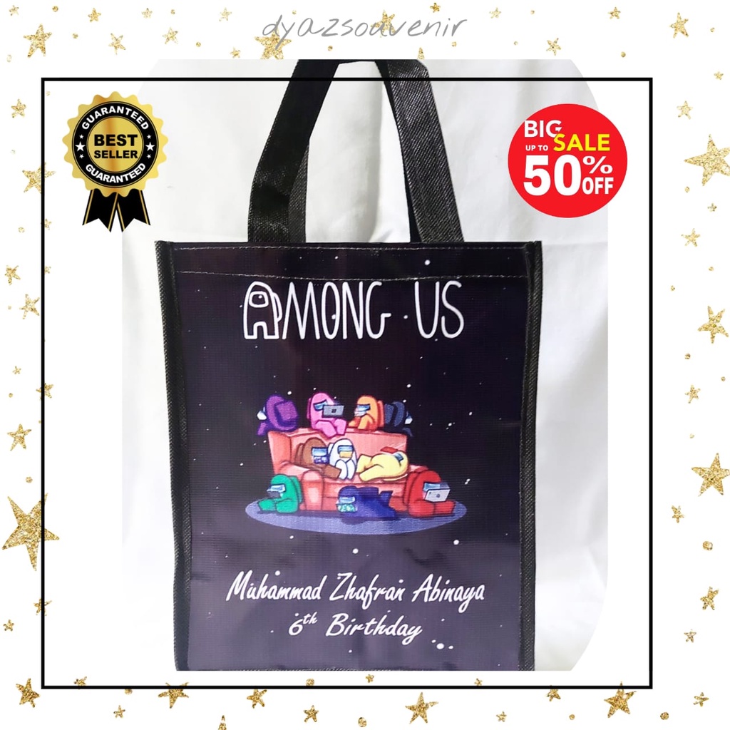 Jual Tas mika Tas Among Us / Goodiebag PVC / Tas PVC / souvenir ulang ...