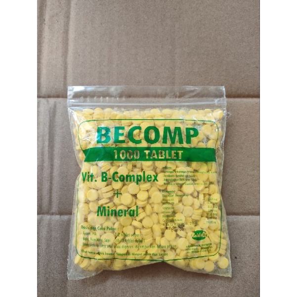 Jual Becomp Vitamin B Complex Kompleks Hewan Kambing Sapi Kucing Anjing ...