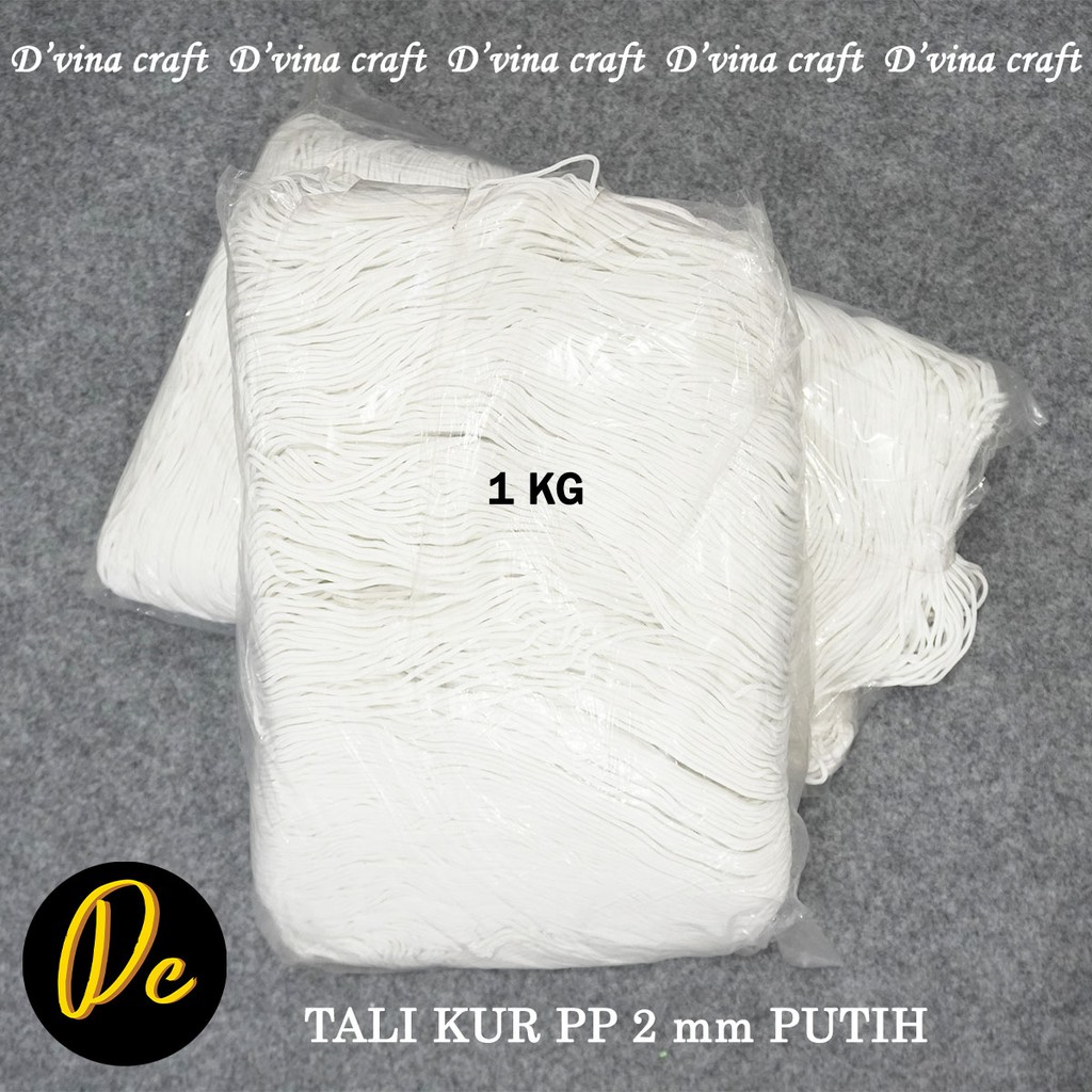 Jual TALI KUR 2 MM KILOAN, TALI TAS PAPER BAG MURAH, TALI POT GANTUNG ...