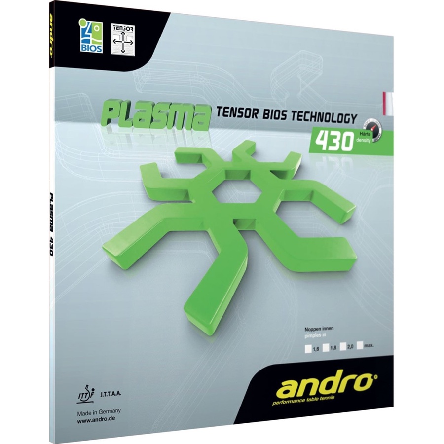 Jual Karet Bat Tenis Meja Pingpong Andro Plasma 430 | Shopee Indonesia