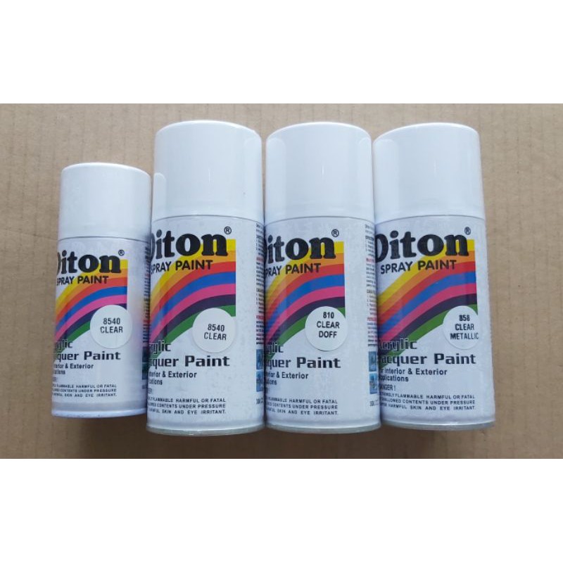 Jual CAT SEMPROT DITON CLEAR / BENING / CLEAR DOFF / CLEAR METALIC ...
