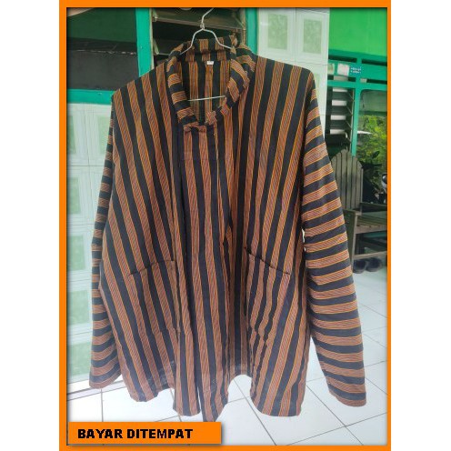 Jual kebaya wanita BAJU ADAT KHAS JOGJA JAWA SURJAN LURIK PRIA COKLAT HITAM UKURAN S-M-L-XL ...
