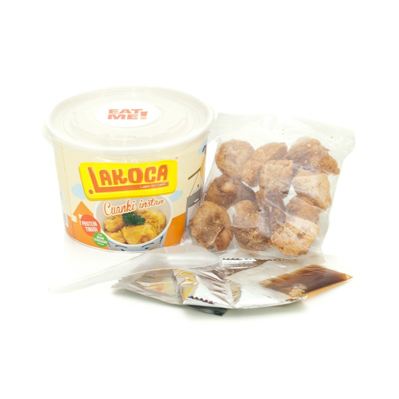 Jual 4 PCS Makanan Ringan Somay Lakoca Siomay Cuanki Instan Rasa Kari ...