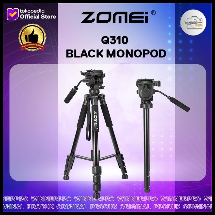 Jual TRIPOD ZOMEI Q310 BLACK MONOPOD | Shopee Indonesia