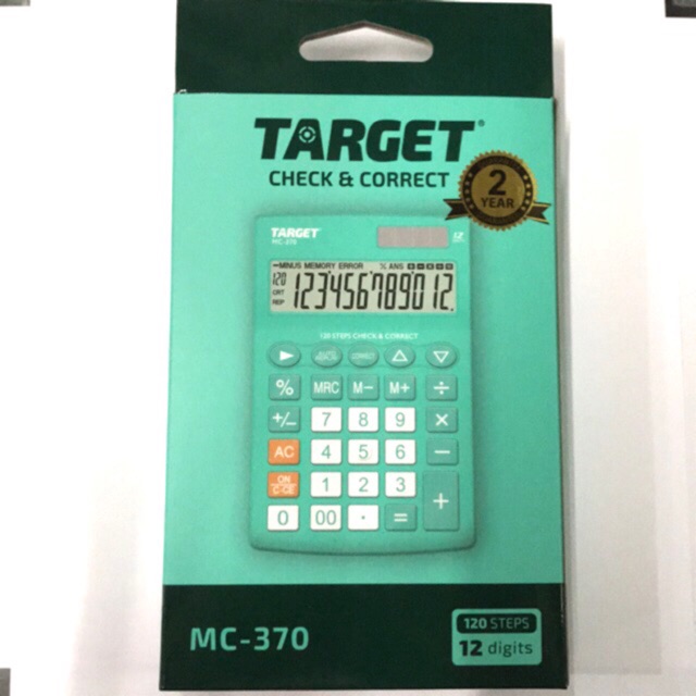 Jual Calculator / Kalkulator TARGET MC-370 ( Check & Correct ) | Shopee ...