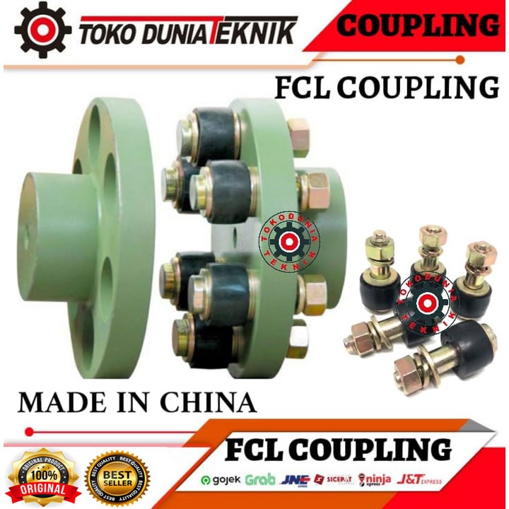 Jual FCL 250 MAX BORE 71 MM FLEXIBLE COUPLING TERMURAH DAN ORIGINAL ...