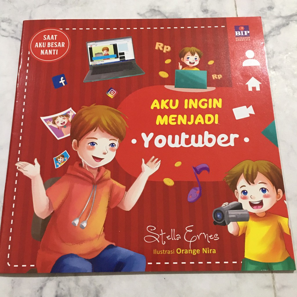 Jual seri saat aku besar nanti aku ingin menjadi youtuber / buku cerita anak / storybook ...