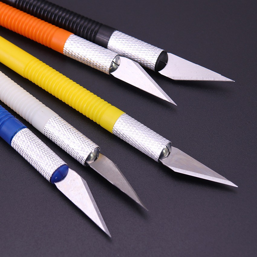 Jual Paper/Sticker Cutter, Pisau Kertas/Stiker Warna Warni "BONUS 6 pcs ...