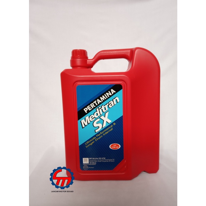 Jual Oli Diesel Pertamina Meditran SX SAE 15W-40 10 Liter Asli Original | Shopee Indonesia