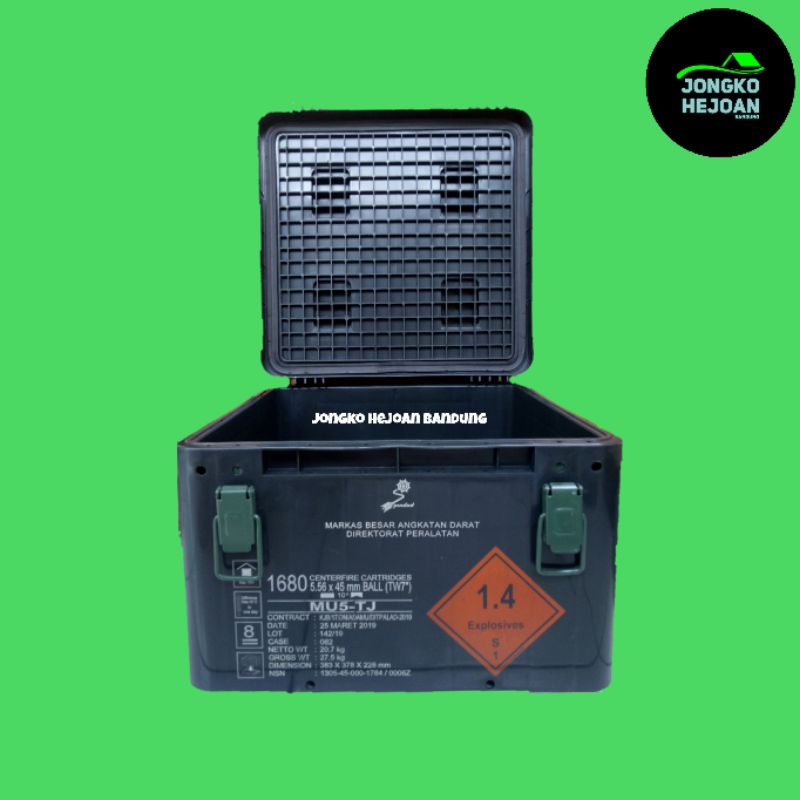 Jual Box Peluru Bekas / Kotak Perkakas / Tool Box Fiber Original Pindad ...