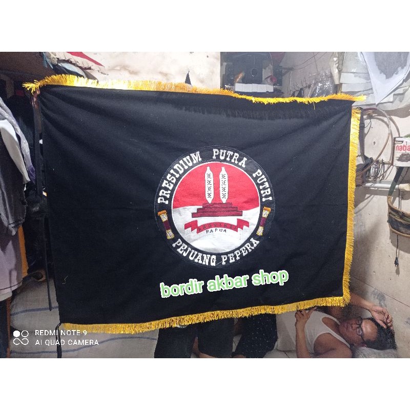 Jual bendera petaka pejuang pepera/bendera petaka bordir/bendera petaka ...