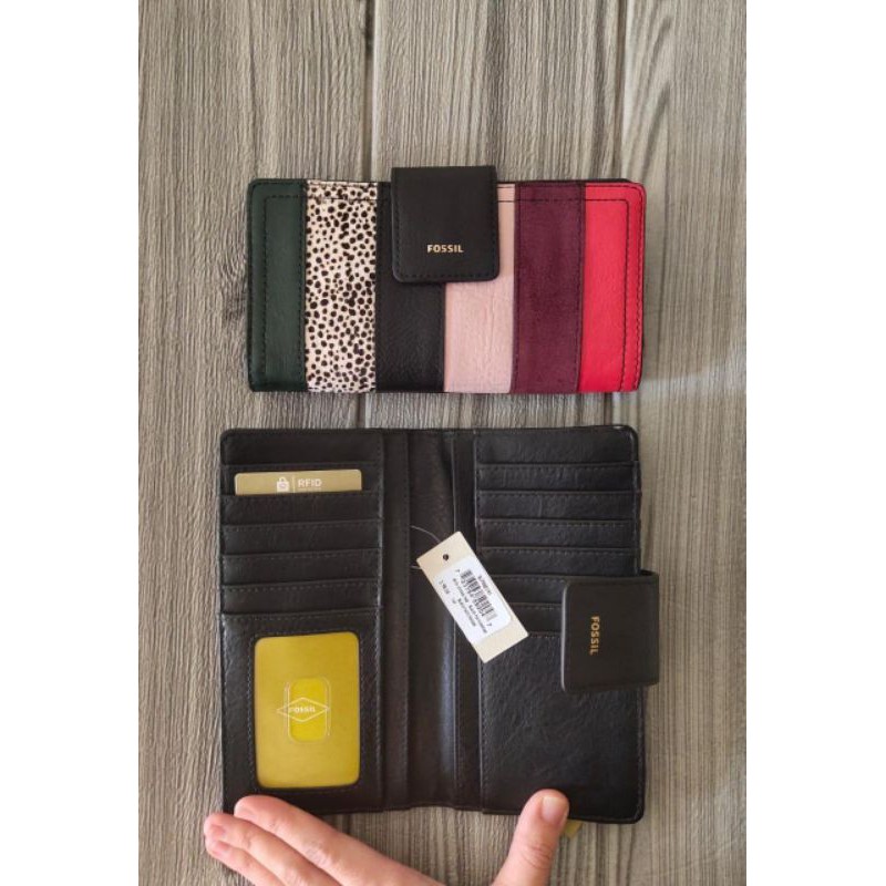 Jual FOSSIL ORIGINAL logan tab patchwork | Shopee Indonesia