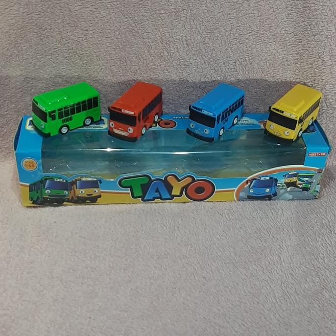 Jual MOBIL TAYO ISI 4 PCS - BUS TAYO MAINAN ANAK-ANAK 3 TAHUN KEATAS ...