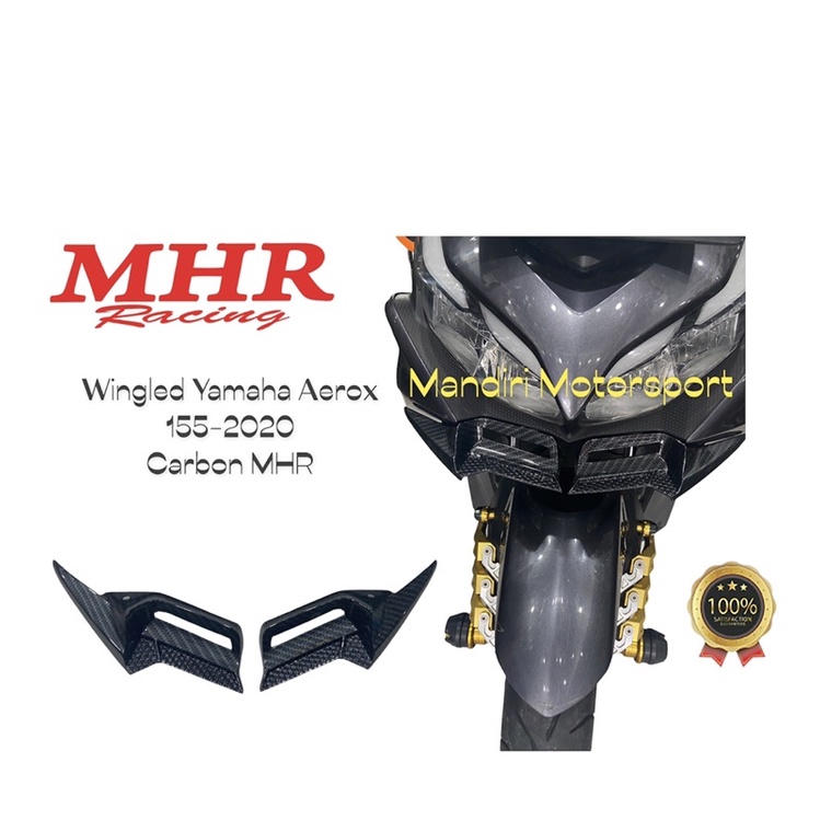 Jual Wingled Winglet Carbon Yamaha All New Aerox 155-2020/2022 MHR ...