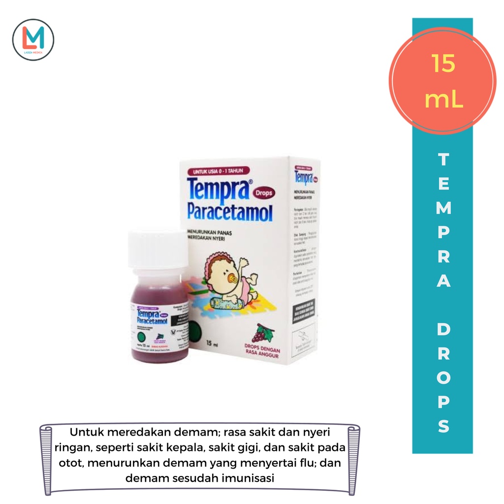 Jual Tempra Drops Untuk Anak 0-2 Tahun 15 mL | Shopee Indonesia