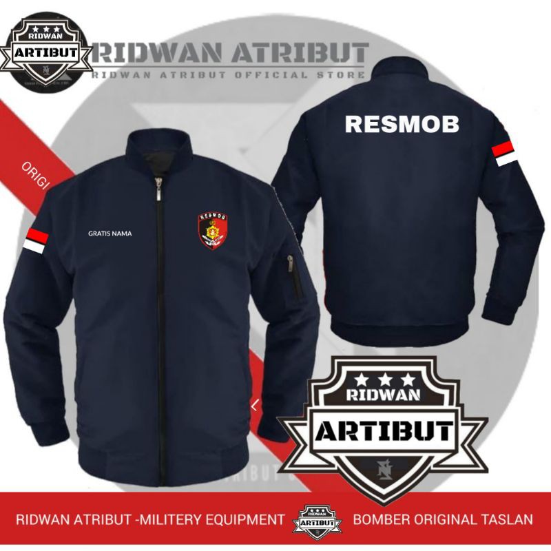 Jual JAKET BOMBER POLISI.JAKET RESMOB (ORIGINAL TASLAN) | Shopee Indonesia