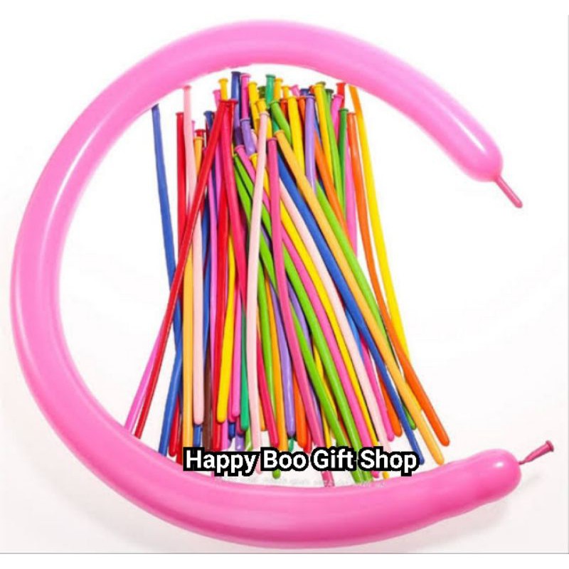 Jual balon panjang balon twist bentuk balon panjang bentuk isi 5 pcs ...