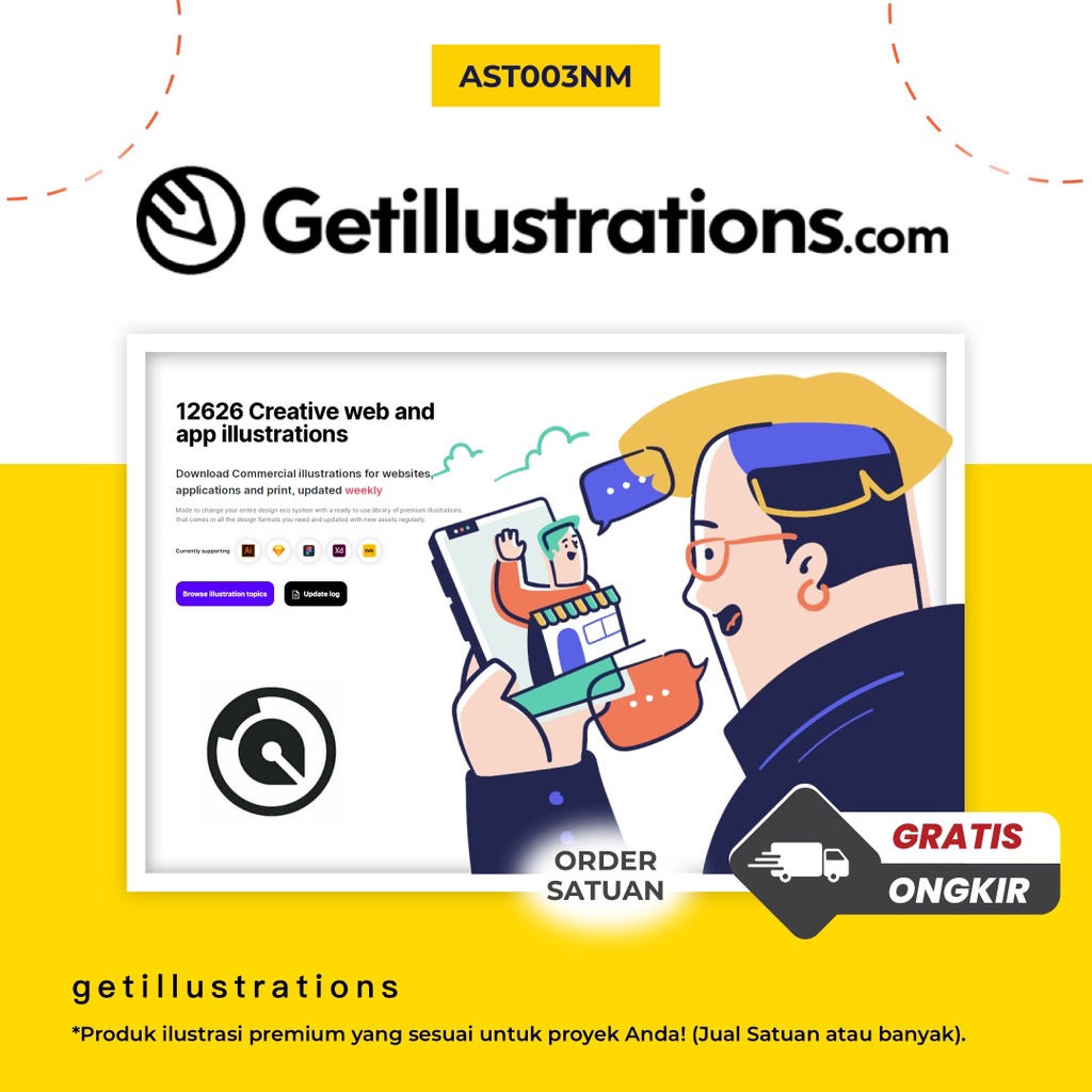 Jual Jasa Download Getillustrations Packs Illustrations - Paket Vector Ilustrasi Desain Grafis ...