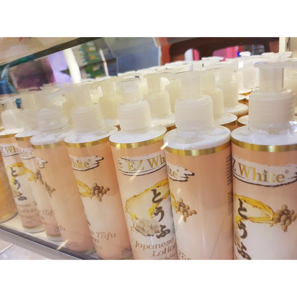 Jual Ez White Japanese Tofu Whitening Body Lotion Whitening Hand & Body ...