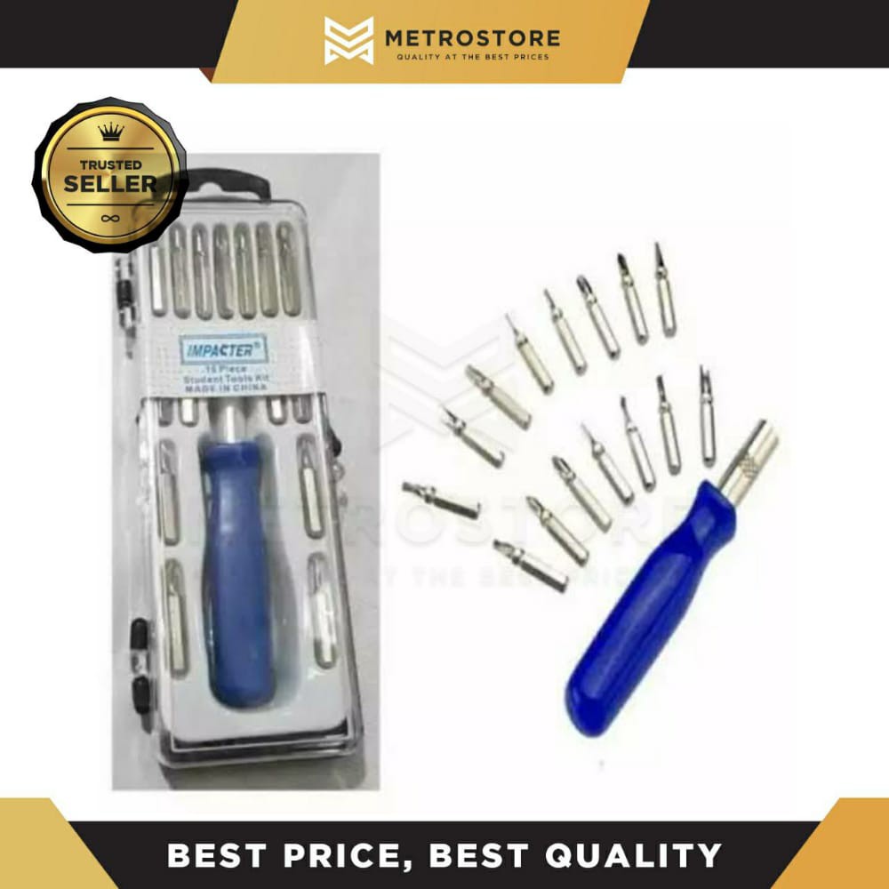 Jual Obeng Magnetic Multifungsi Reparasi Set 16 In 1 | Shopee Indonesia